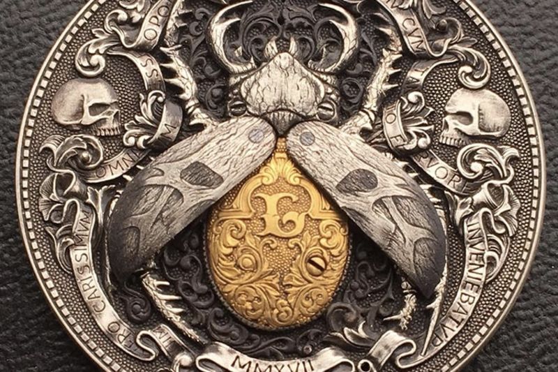 Insanely Carved & Mechanically-Activated Coins